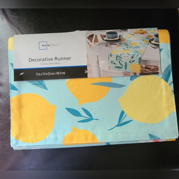 Mainstays | Dining | Mainstays Decorative Runner Lemon Design | Poshmark